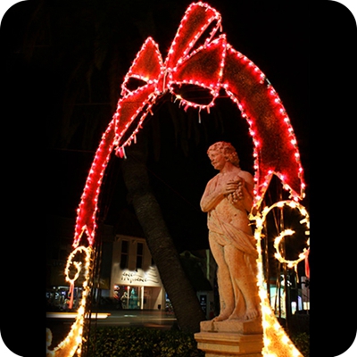Wire frame christmas decoratio outdoor lighted archway-Shenzhen Toprex ...